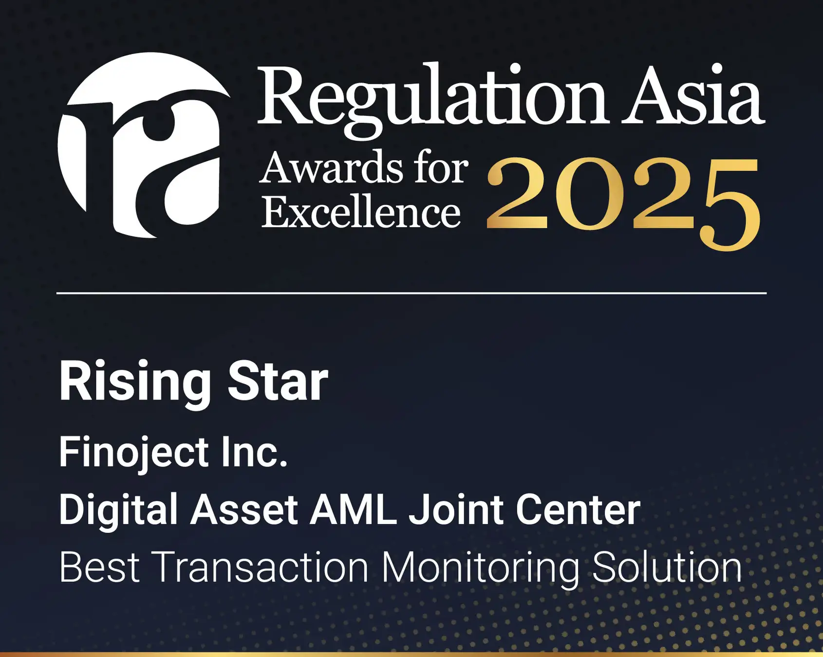 【プレスリリースのお知らせ】 Regulation Asia Awards for Excellence 2025 において、「Rising ...